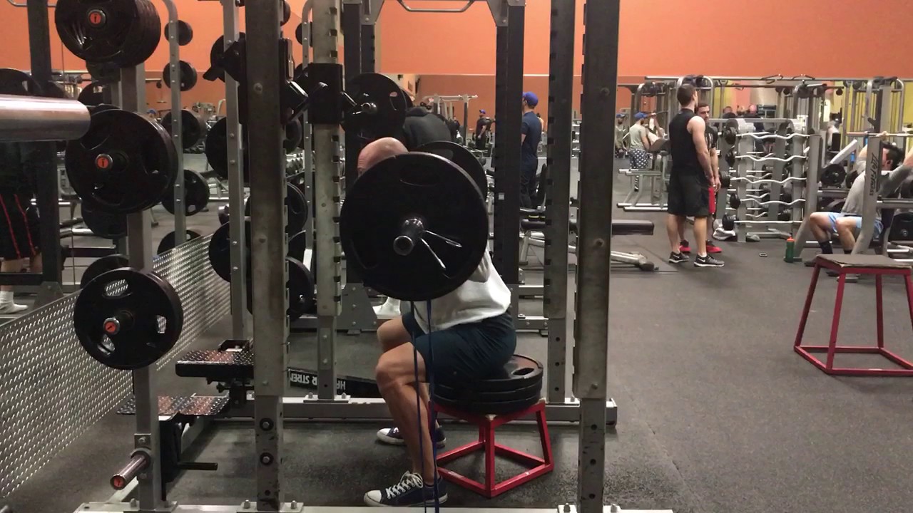 Dynamic Banded Box Squat - YouTube