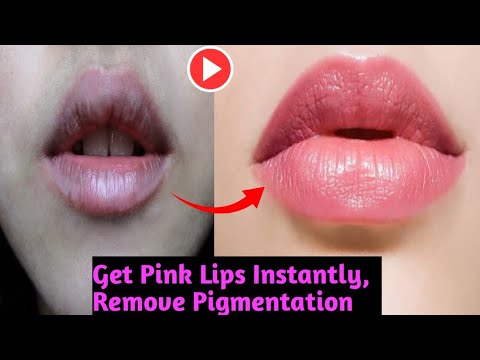How To Get Rid Of Dark Lips,Pigmentation.Get Pink Lips Instantly With ...