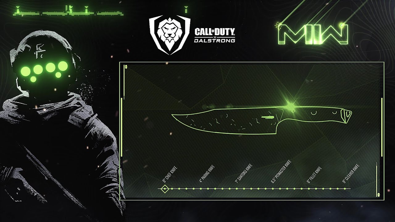 Call of Duty MW II Knife Collection By Dalstrong - YouTube