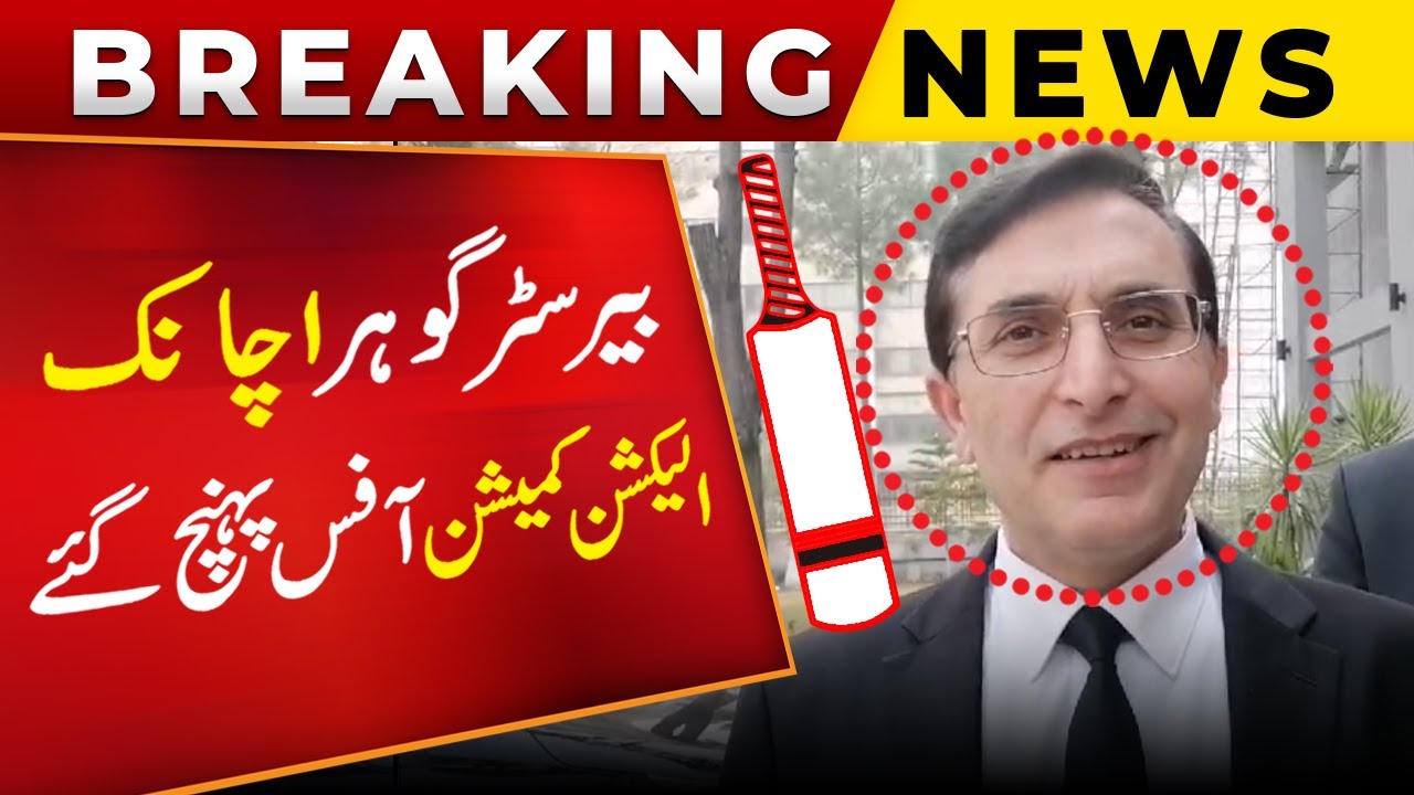 Bat Symbol Returns ? | Barrister Gohar Suddenly Reaches Election ...