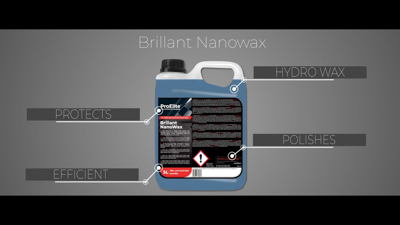 ProElite presents a wet car wax - Brillant NanoWax - YouTube