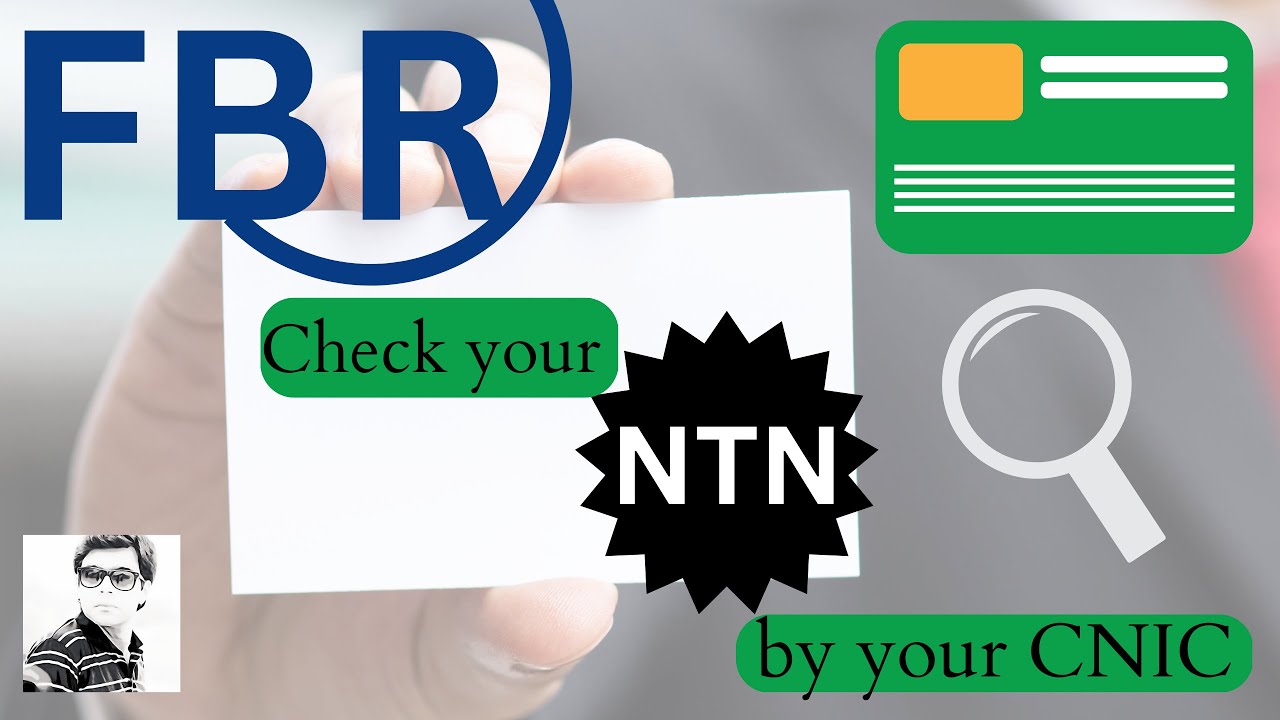 How To Check Your NTN Number FBR Online Ntn Check From CNIC Number How To Check Your NTN Number FBR Online Ntn Check From CNIC Number
