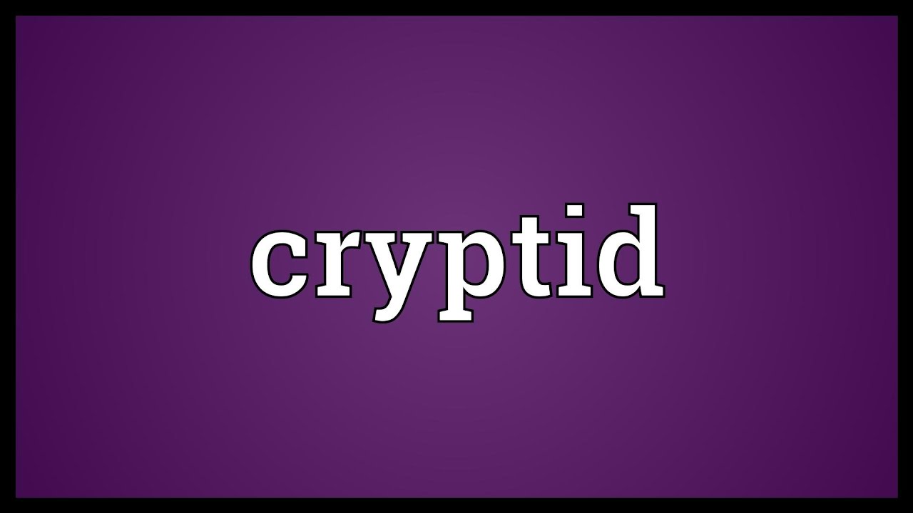 Cryptid Meaning - YouTube