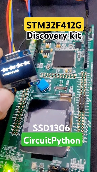 STM32F412G-Discovery 1: CircuitPython+SSD1306 OLED #trending - YouTube