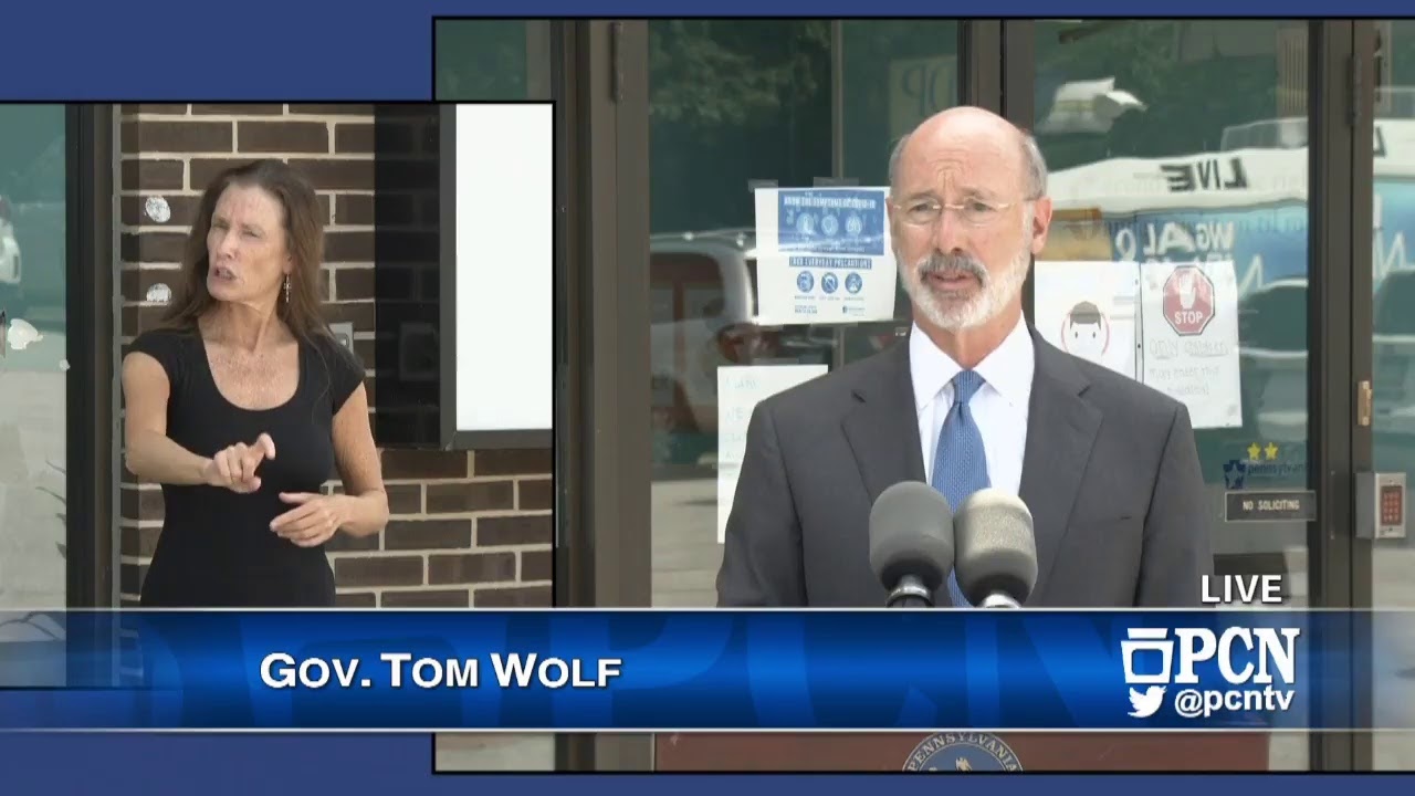 Governor Wolf and DCED Deputy Secretary Neil Weaver on the COVID-19 ...