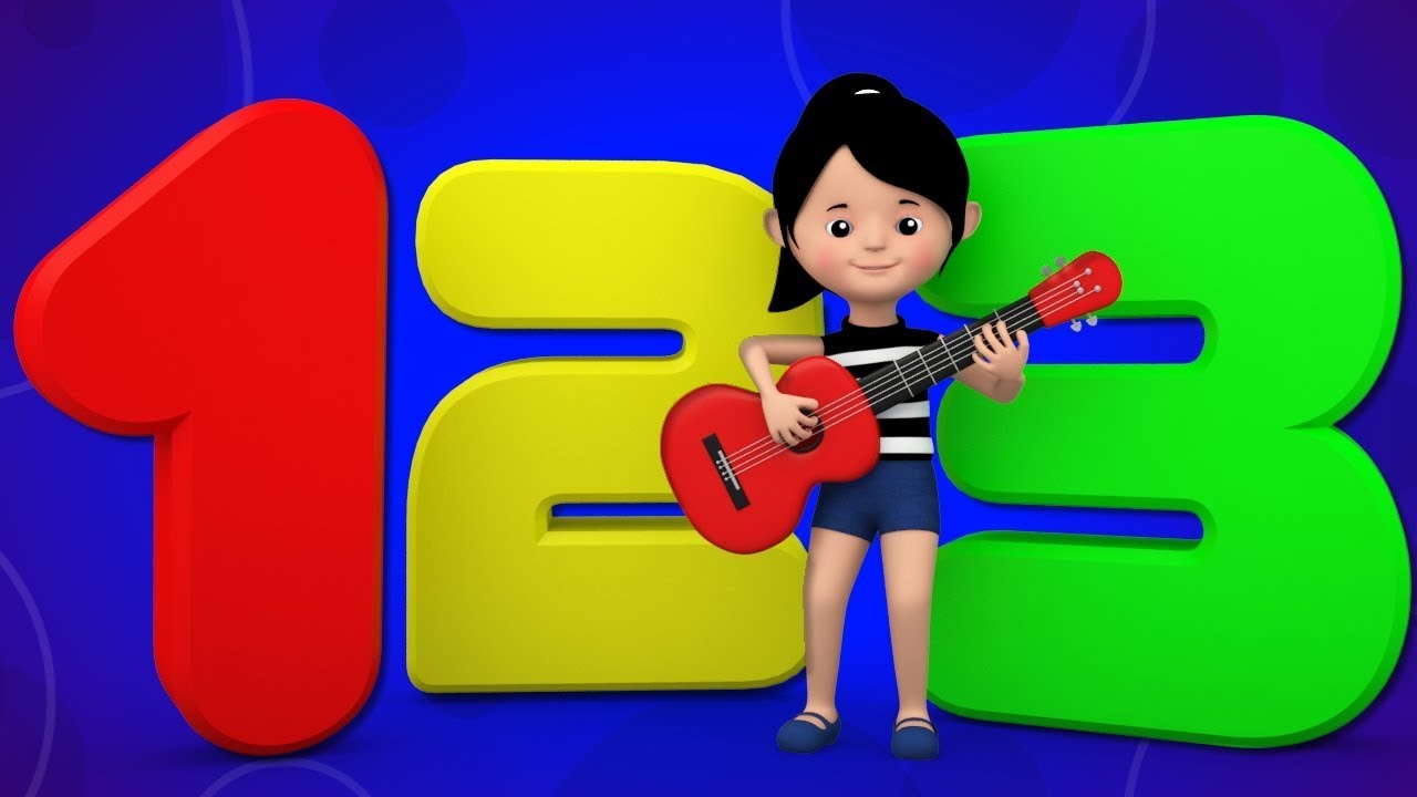 123 learning song with dancing music for kids, dancing song, learning ...