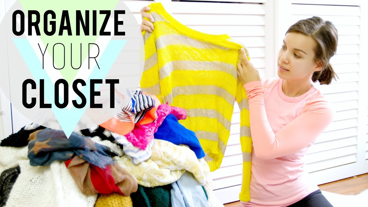 Living With Less: Closet Organization - YouTube