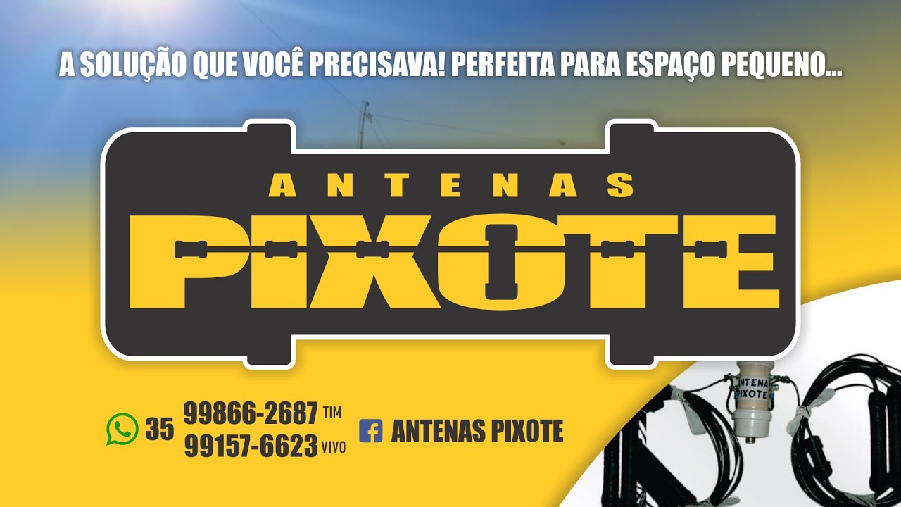 ANTENA PIXOTE MULTI BANDA - YouTube
