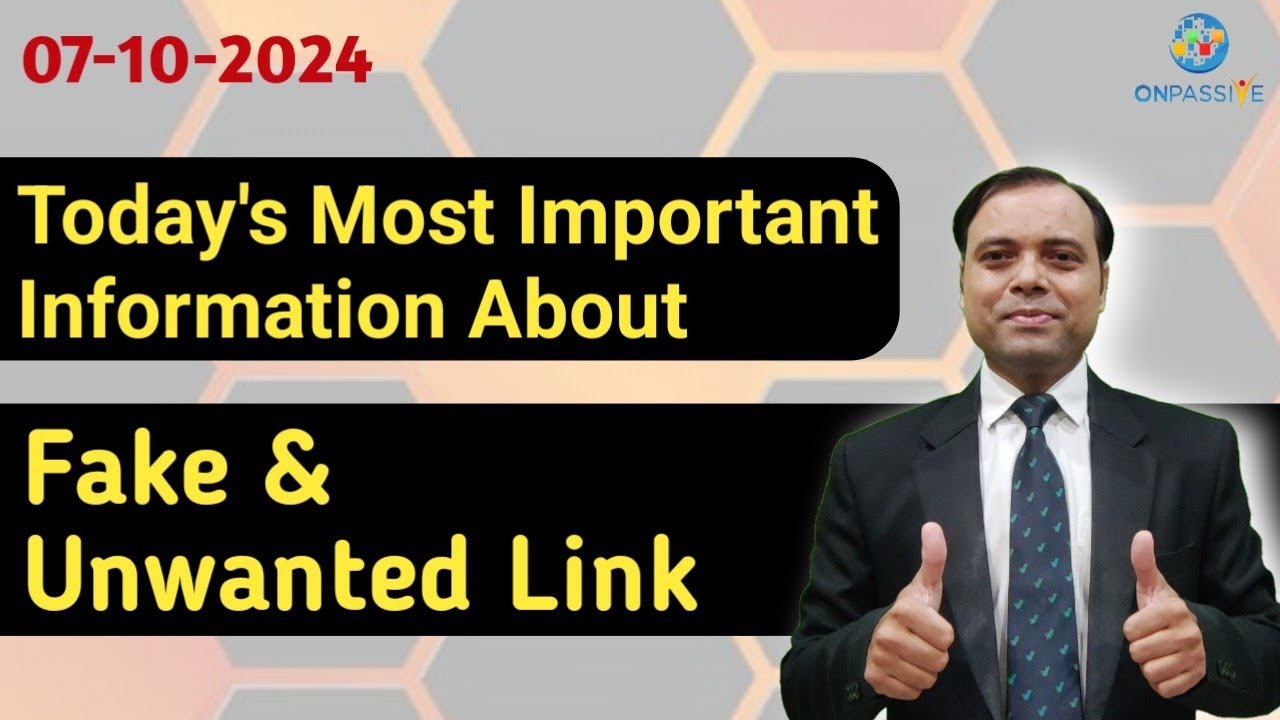 Today's Information About Fake Link 👉 Don't Follow the Unwanted Link # ...
