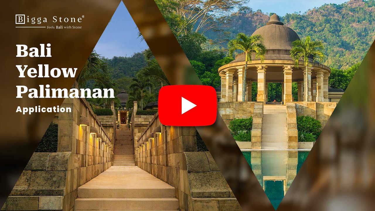 Bali Yellow Palimanan Sandstone Tiles - Bali Stone Tiles (BiggaStone ...