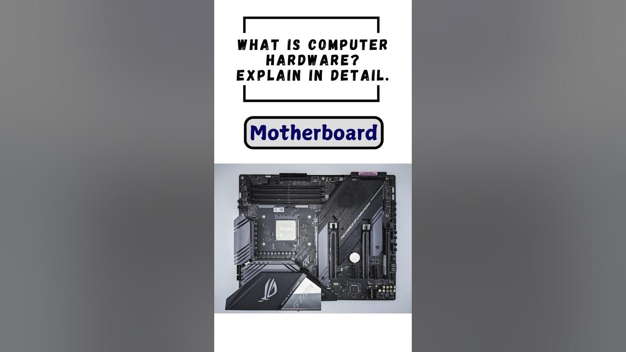 What is Computer Hardware? Explain in Detail. - YouTube