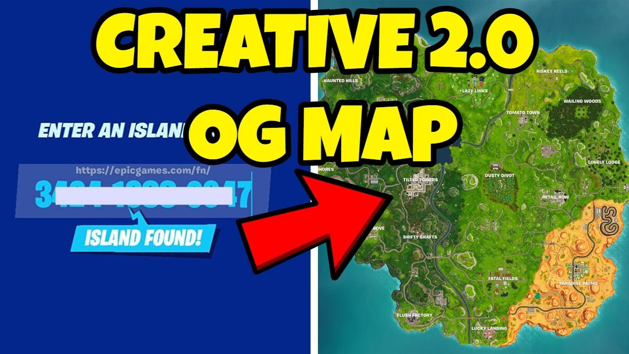 How To PLAY OG MAP in Creative 2.0! (Chapter 1 Map) - YouTube