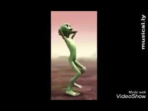 Yeşil uzaylının roman dansı :-)