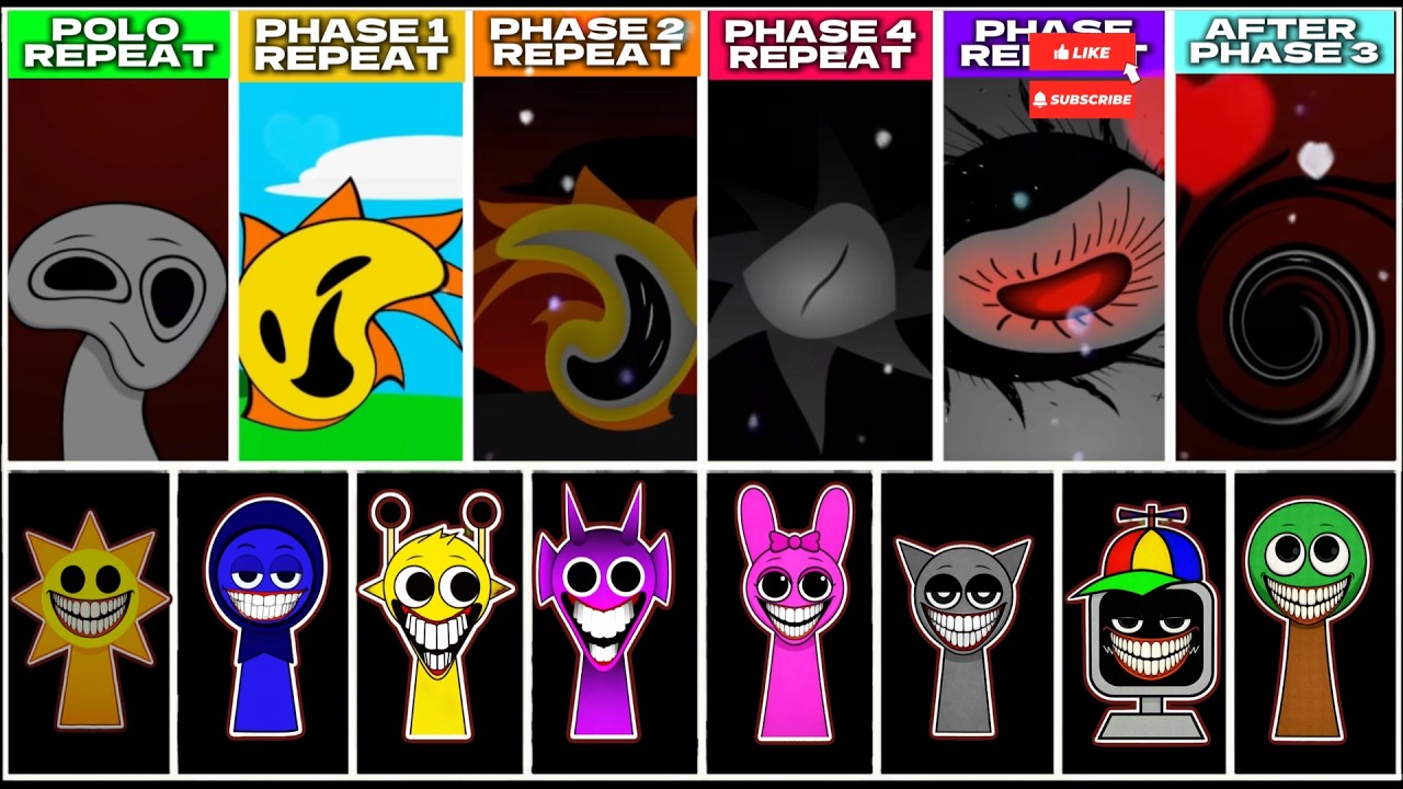 Sprunki But Phase 1, Phase 2, Polo And Durple REPEAT After PHASE 3 ...