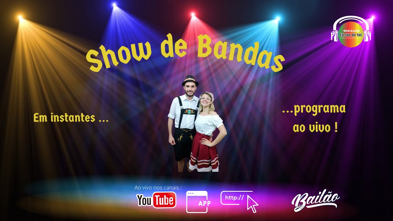 Programa " SHOW DE BANDAS " - AO VIVO - 03/11/2022 - Apresentação ...