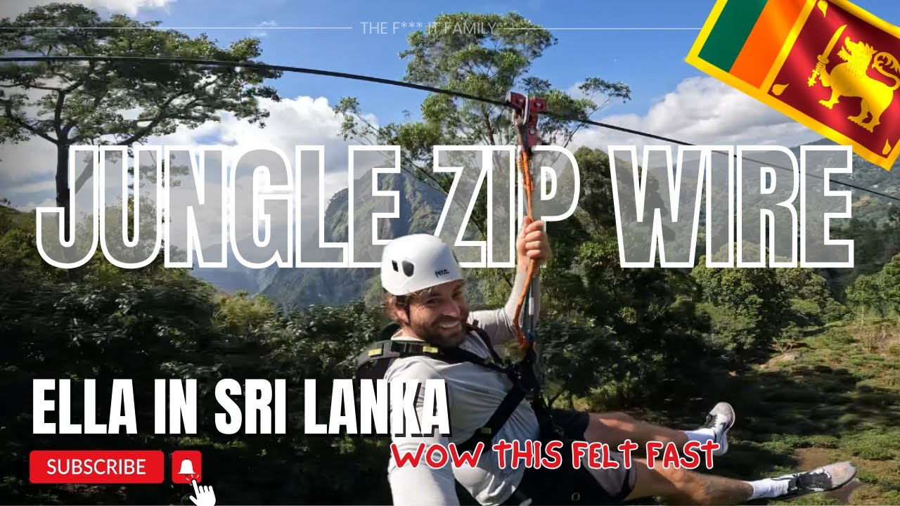 Crazy zip wire through the jungle in Ella Sri Lanka. #srilanka #travel ...