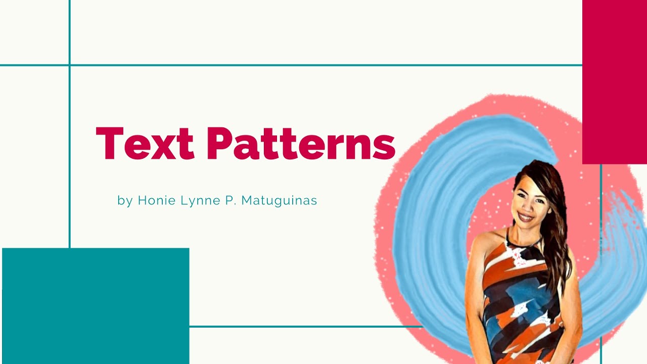 Text Patterns | Reading and Writing - YouTube