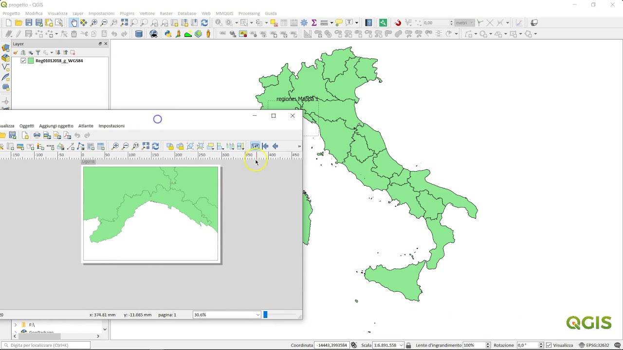 QGIS 3.O ATLAS IN PORTRAIT /LANDSCAPE - YouTube