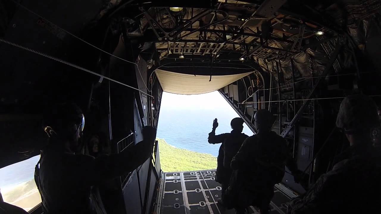 736 SFS Airborne Jump - YouTube