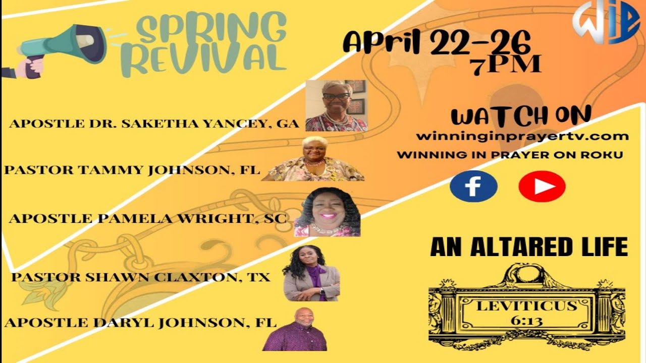 Spring Revival 2024 with Apostle Daryl Johnson "Keep The Fire Burning" - YouTube