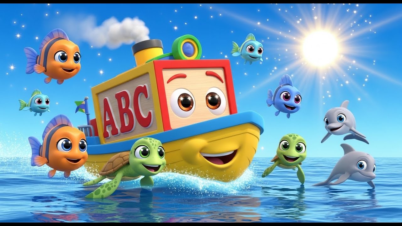 Viaje del ABC a Través del Océano 🌊🐠🔠 | Canción del Alfabeto para Niños ...