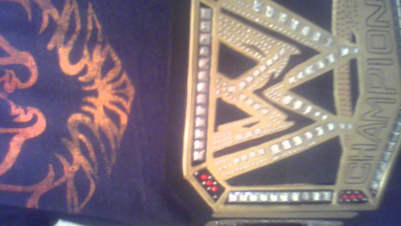 My/homemade/wwe/championship/belt - YouTube