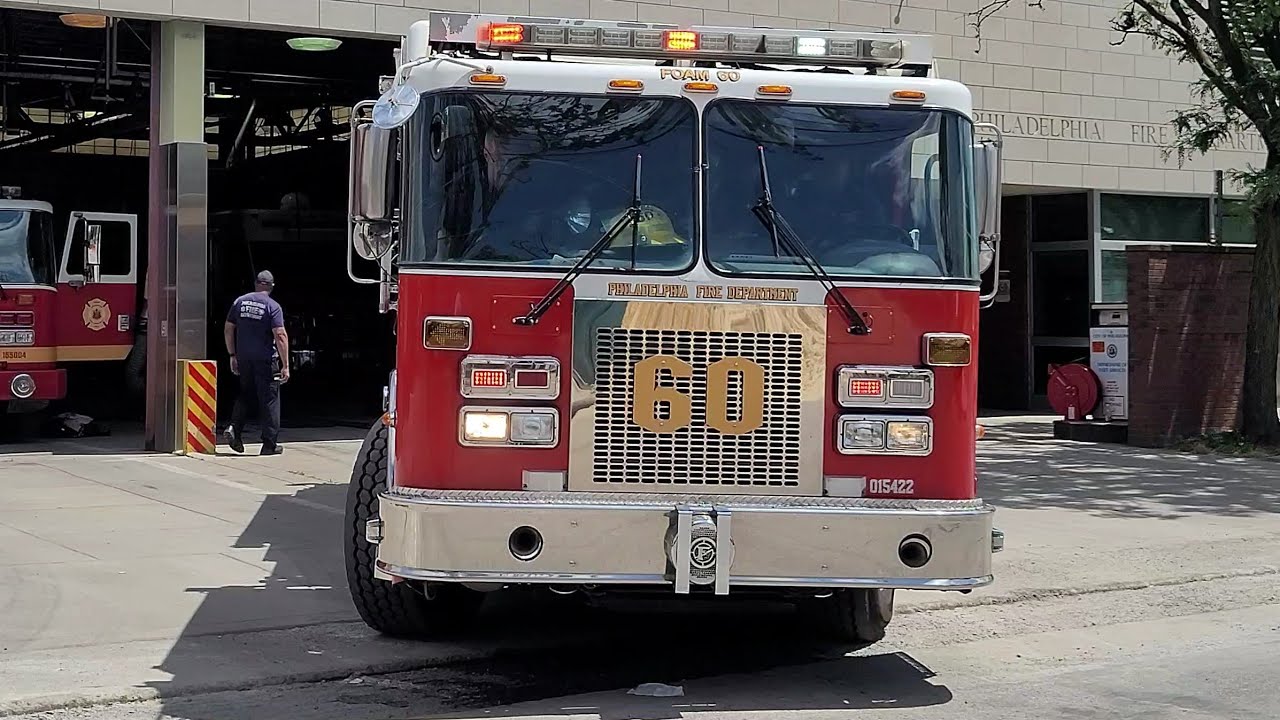 OLD Philadelphia Fire Department Foam 60 Responding "Haz-Mat Goblins ...
