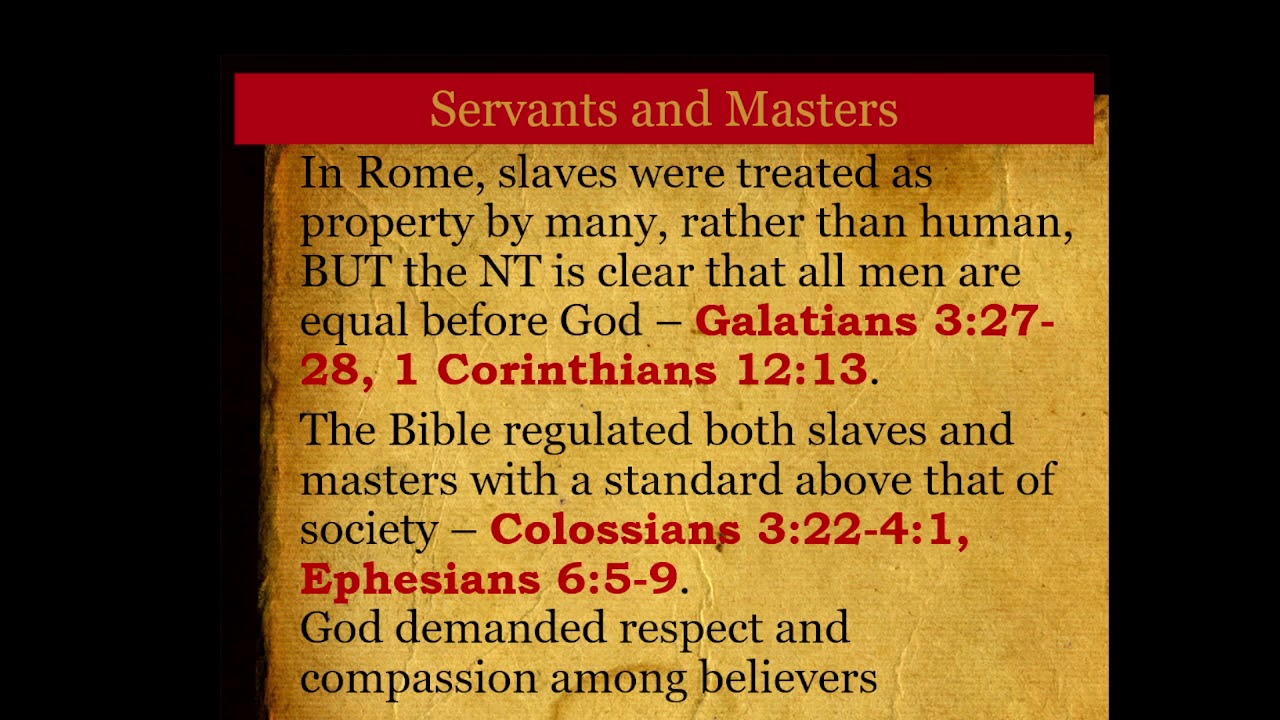 Submissive Servants 1 Peter 2 18 25 YouTube