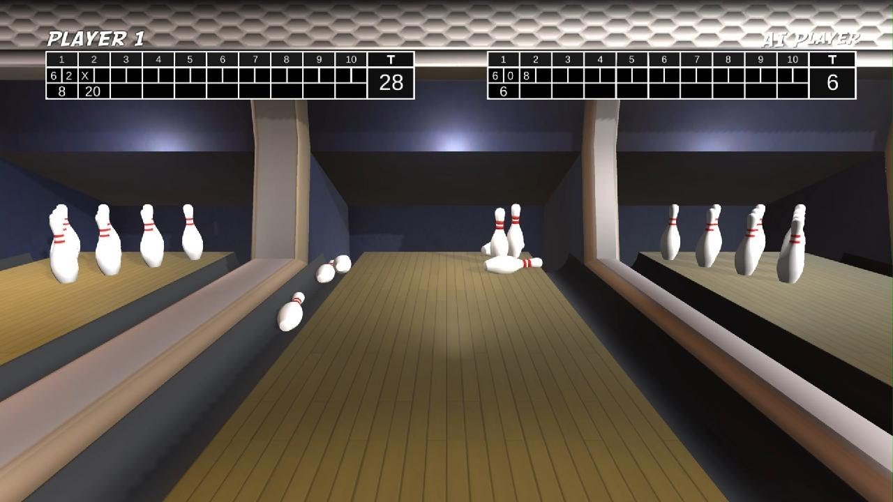 Bowling PS1 Classic Gameplay 12 - YouTube