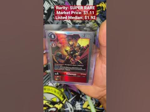 Aldamon BT4-016 SR #digimoncardgame - YouTube