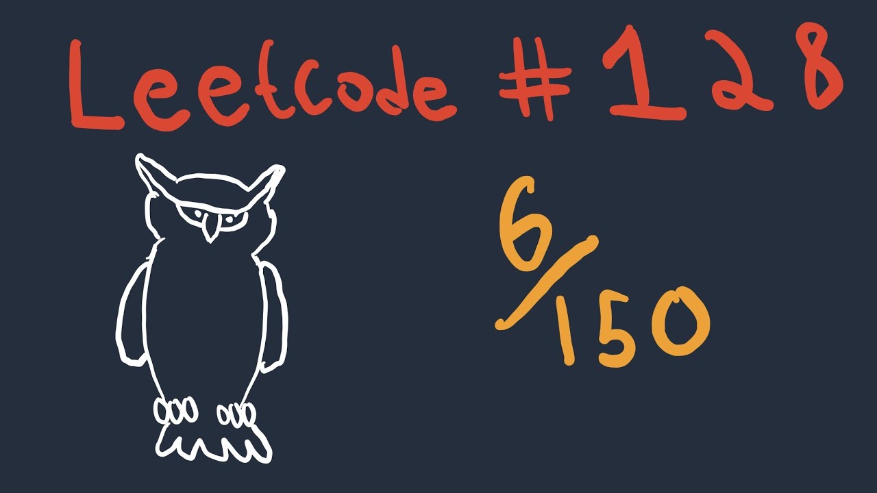Leetcode 128 Longest Consecutive Sequence Youtube