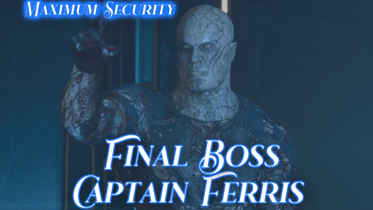 The Callisto Protocol Final Boss - Captain Ferris Maximum Security Difficulty - YouTube