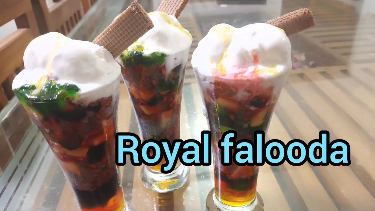 How to make royal falooda | easy royal falooda recipe | റോയൽ ഫലൂദ - YouTube