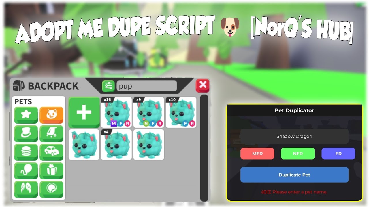 ADOPT ME 🐶 I *DUPE SCRIPT* I INF PUPTUNE I PASTEBIN I NO KEY I FREE I ...