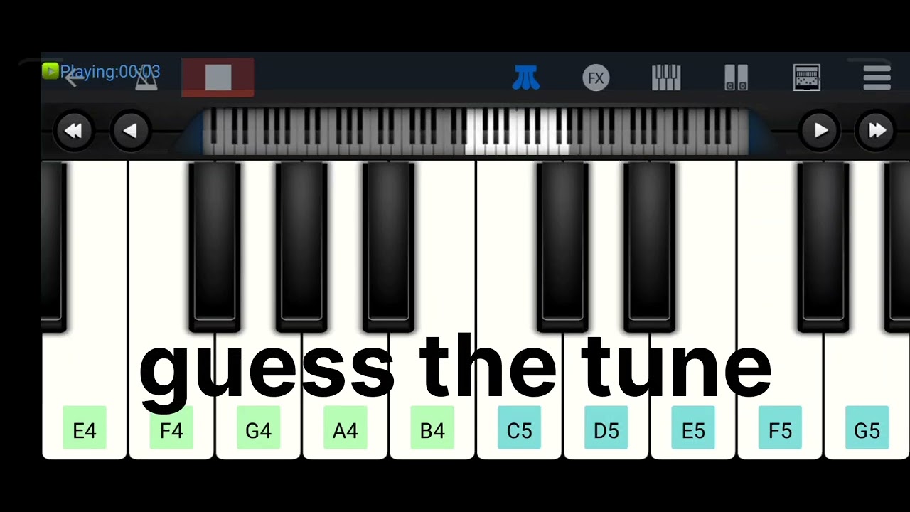 guess the tune 😎 #tuneswithtanu#pianist#pianomusic - YouTube