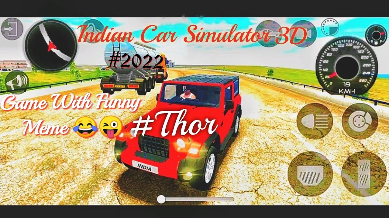 Indian Cars Simulator 3D With Funny Memes 😆😂😁😜 / Funny Car Crash ...