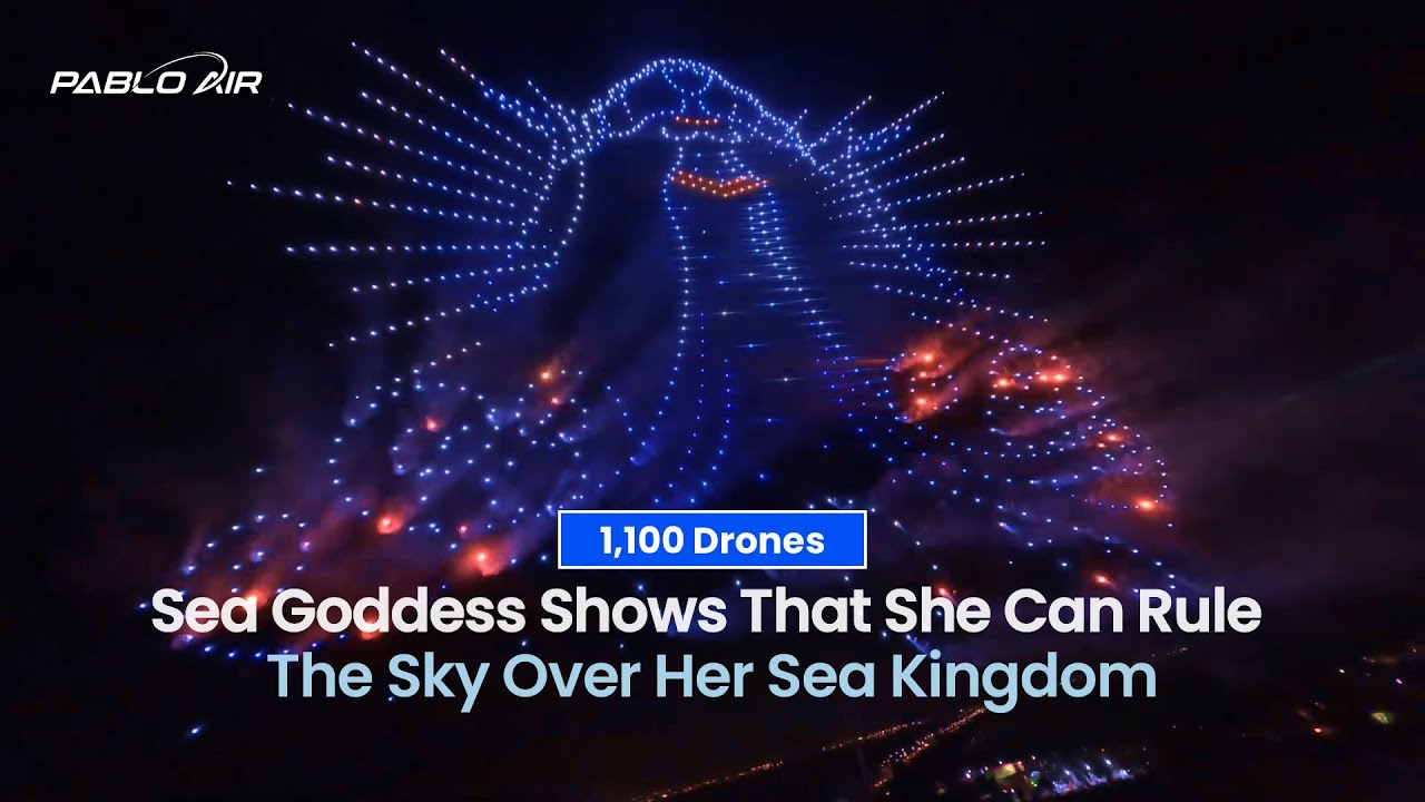 Sea Goddess Shows That She Can Rule The Sky Over Her Sea Kingdom - YouTube