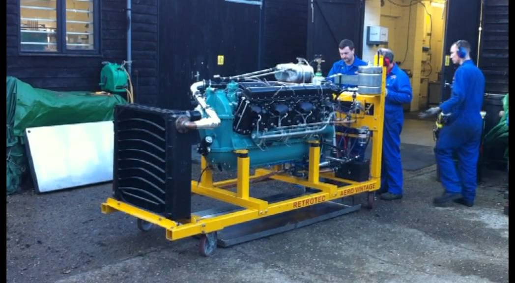 Klimov Yak 1 Engine Run - YouTube