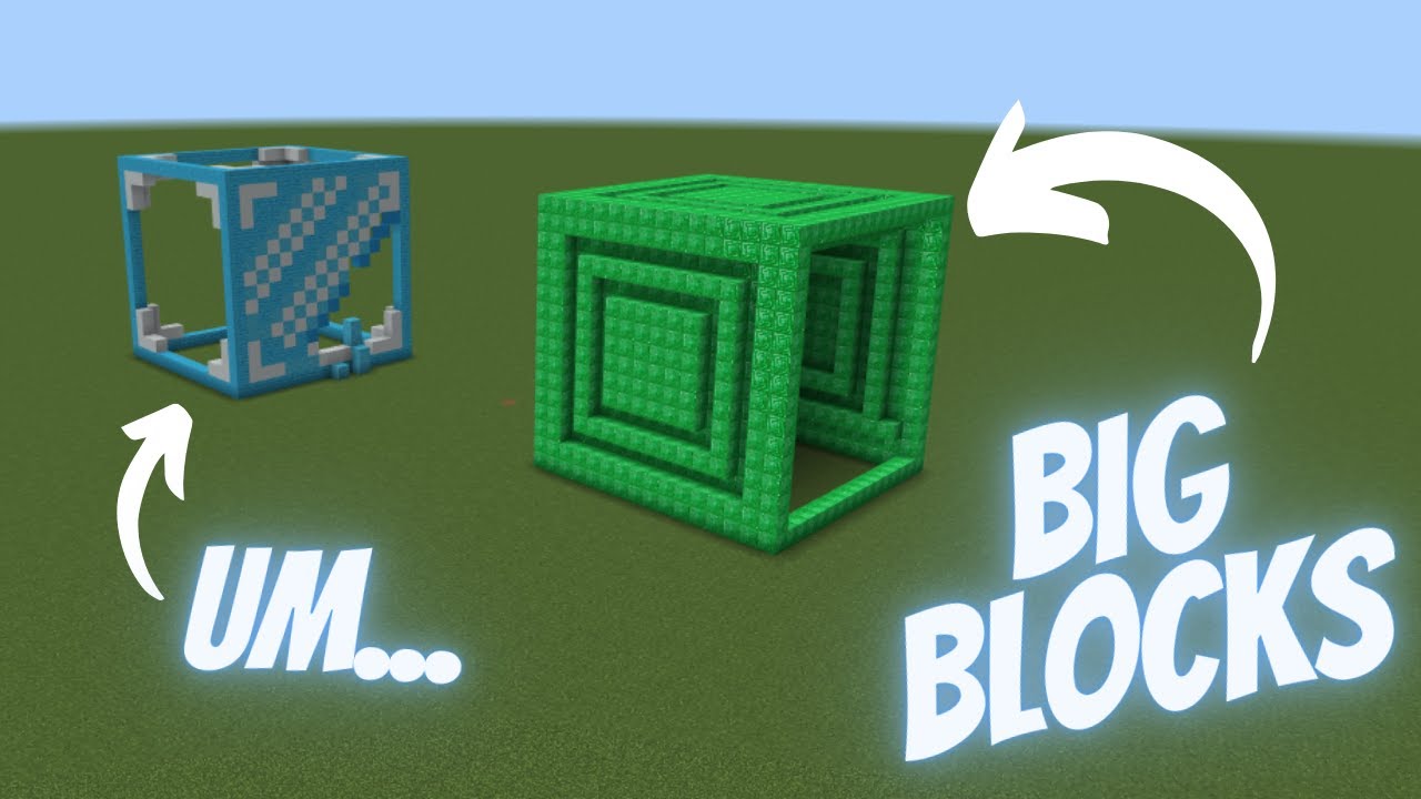 I Made Two Giant Blocks In Minecraft YouTube i-made-two-giant-blocks-in-minecraft-youtube