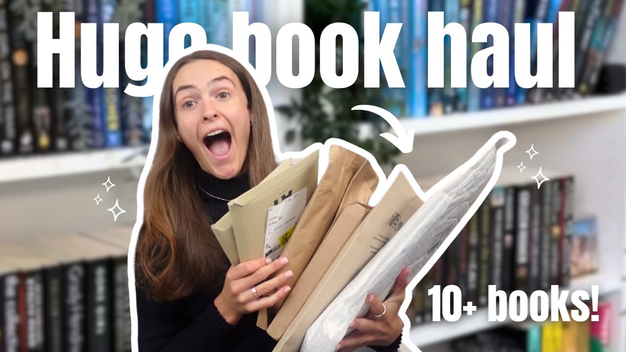 Huge book haul 📦📚 unboxing 10+ books! | booktube - YouTube
