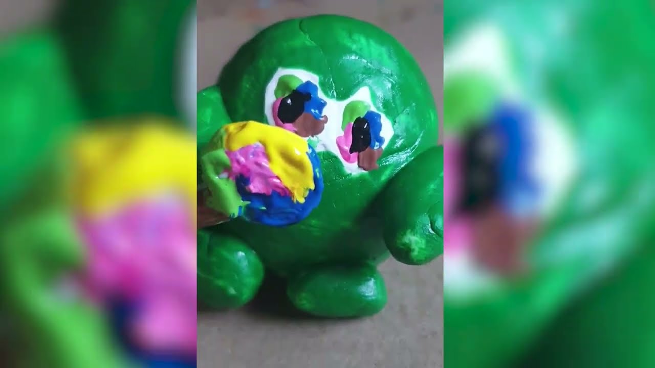 Clay Sweet Blob paining - YouTube