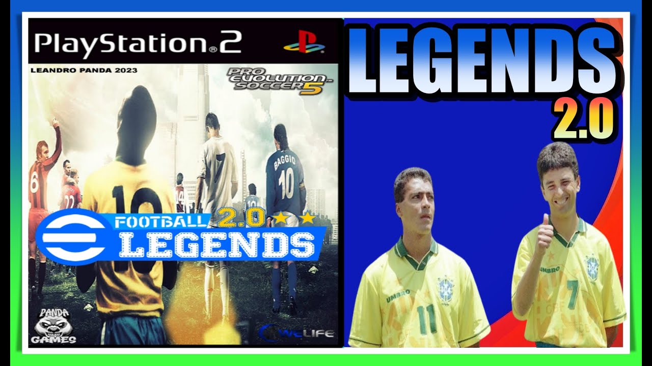 EFOOTBALL LEGENDS 2 0 PARA PS2! UM DOS MELHORES P4TCH DO ANO! GAME ...