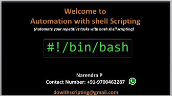 Complete Shell Scripting Tutorials - YouTube