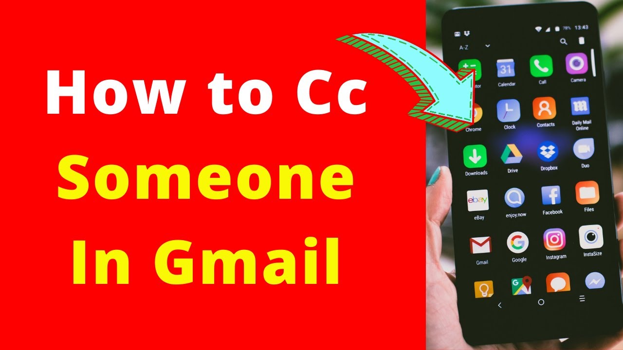 How To Cc Someone In Gmail YouTube How To Cc Someone In Gmail YouTube