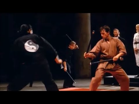 Jeff Wincott vs Stick Fighters (Mission of Justice) 1992