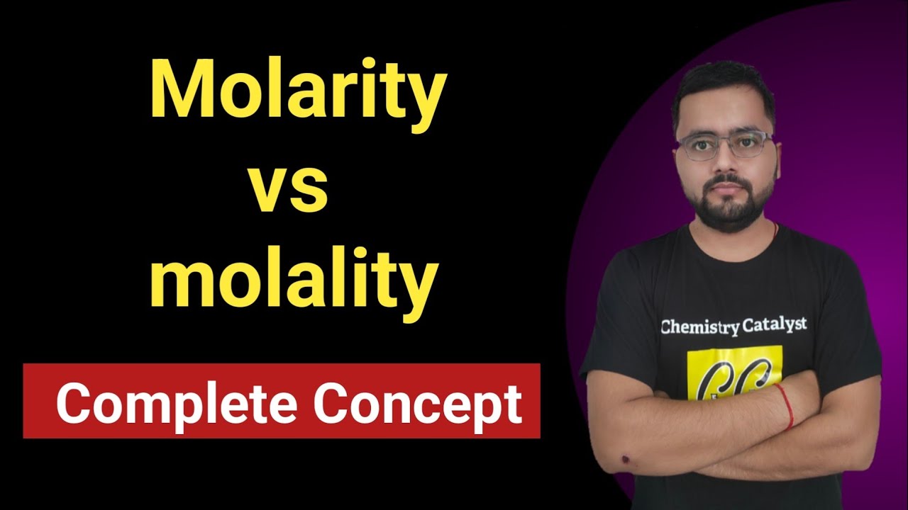 Difference between molarity and morality | chemistry - YouTube