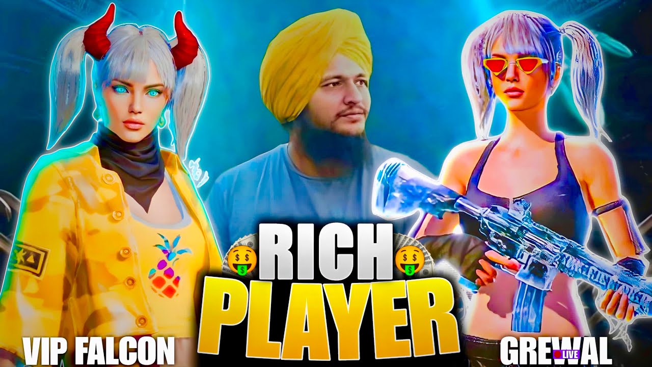 VIP FALCON VS GREWAL BEST TDM ROOM IN M24🔥🤑| RICH PLAYER ...