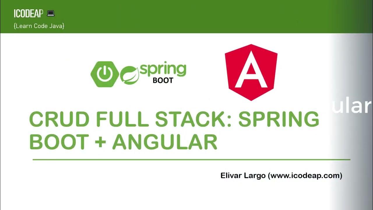 Mostrar lista de entidades en un Componente Angular | CRUD Full Stack Spring Boot + Angular ...