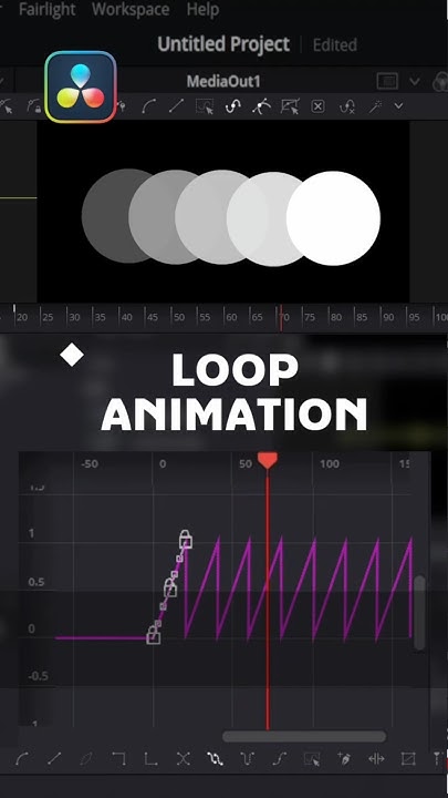 Loop your Keyframe animation in DaVinci Resolve #tutorial #videoediting #davinciresolve - YouTube
