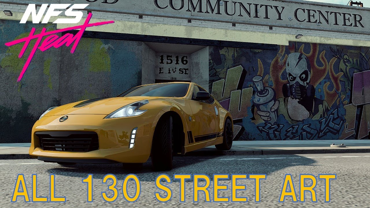 【Need for Speed Heat】ALL STREET ART LOCATIONS/ストリートアート - YouTube